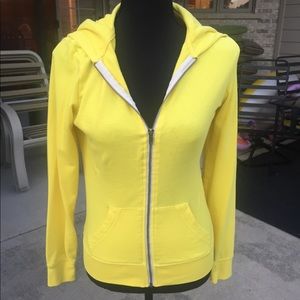Zine Clothing | Tops | Yellow Zine Zip Up | Poshmark